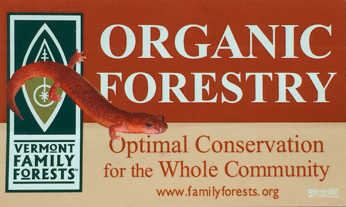 New Bumper Sticker Celebrates Organic Forestry | Vermont Family Forests